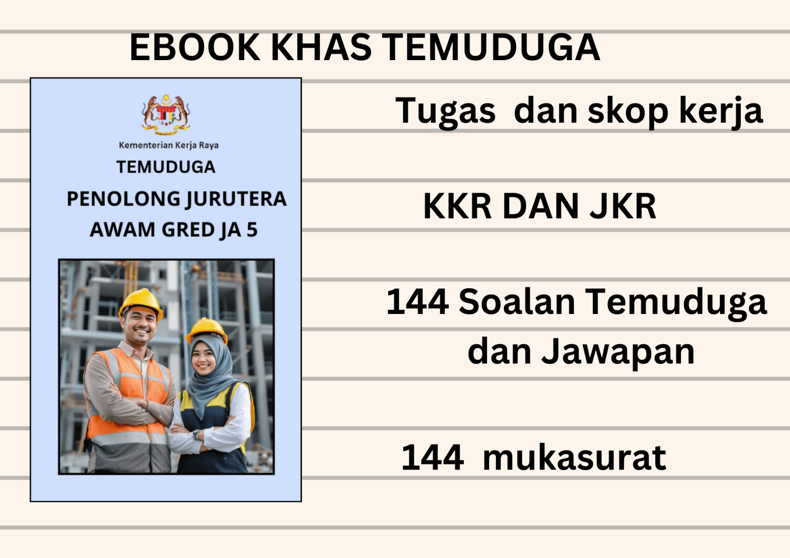 Contoh Soalan Temuduga Penolong Jurutera Awam Gred JA5 KKR – Tips ...