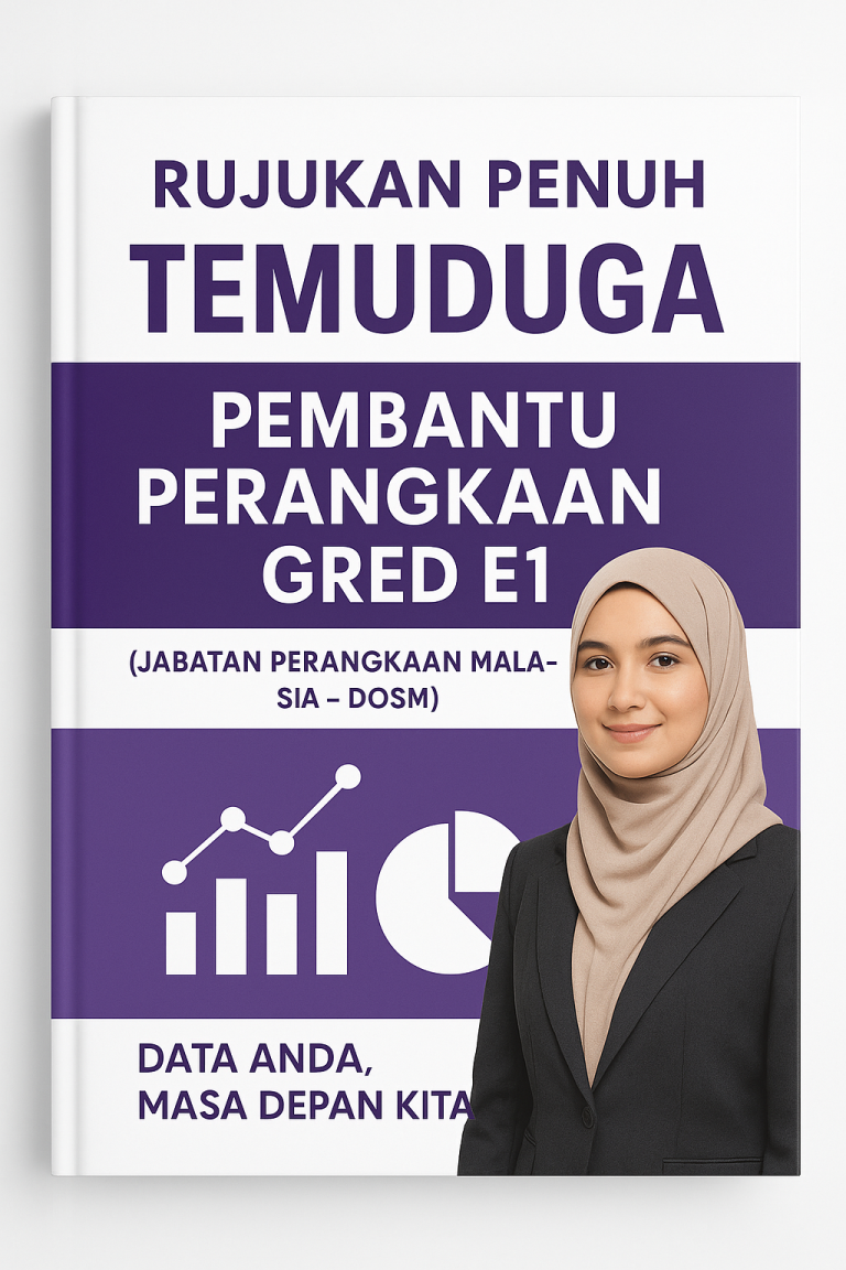 Contoh Soalan Temuduga Pembantu Perangkaan Gred E1 – Tips Kerjaya Graduan